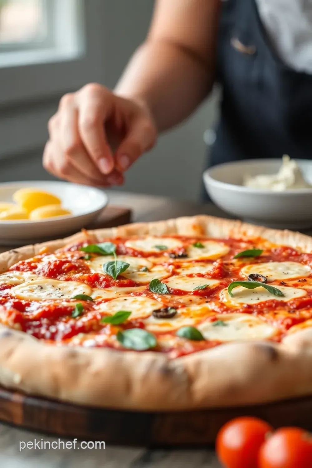 Hand-Tossed Pizza with Flavorful Sauce - PekinChef